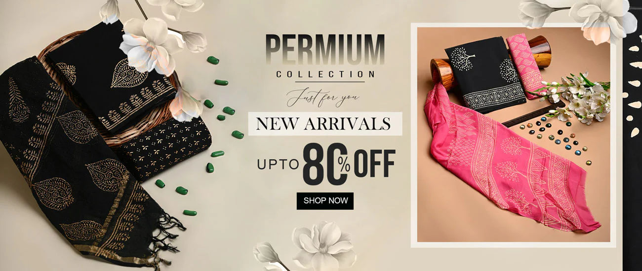 Shop Online Premium Hand Block Print Suits | BagruStore – bagrustore