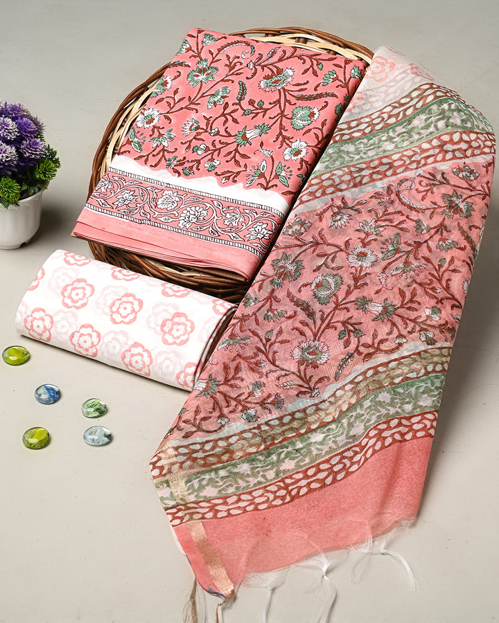 Shop Online Premium Hand Block Print Suits | BagruStore